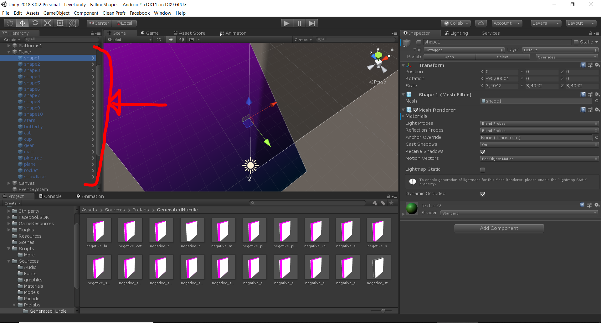 Buy Falling Shapes App source code - Sell My App