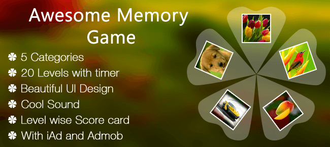 Awesome Memory Game iOS – Sell My App