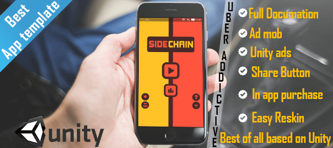 Side Chain – Ultimate Addictive Unity Game Template – 64 bit and iOS 11 ...