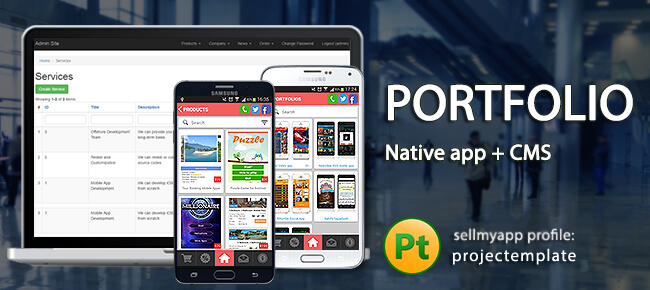 Portfolio List Native Android App – Sell My App