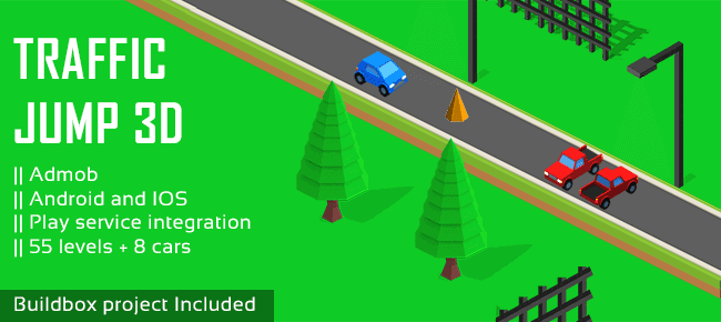 Traffic Jump – Isometric Design fun Jumping game(3D style) – Sell My App