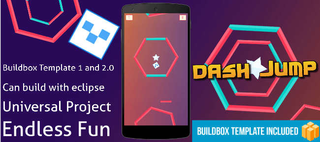 Dash Jump – Android and Buildbox 1 & 2 Template – Sell My App