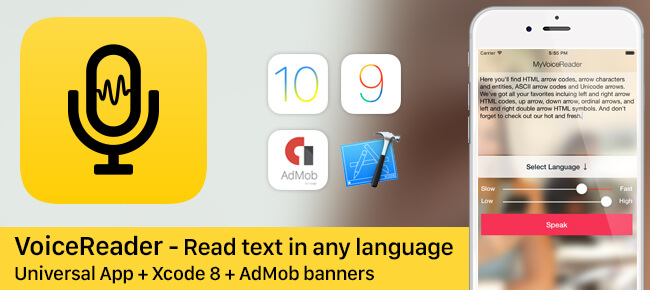 VR-Voice Reader – Voice Synthesizer iOS – Sell My App
