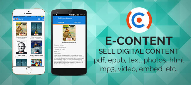 E-Content iOS app: sell digital content – Sell My App