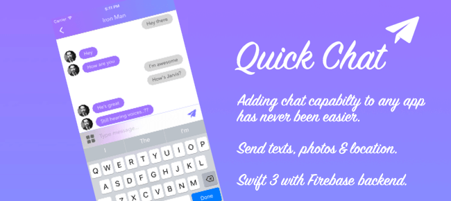 Quick Chat – iOS Chat App – Sell My App