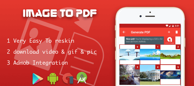 Image to PDF Converter With Native ads – Sell My App
