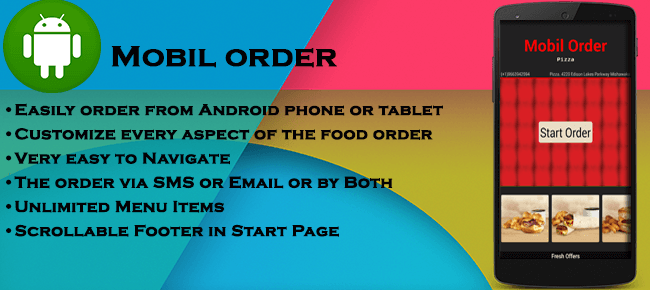 Mobil Order Android – Sell My App