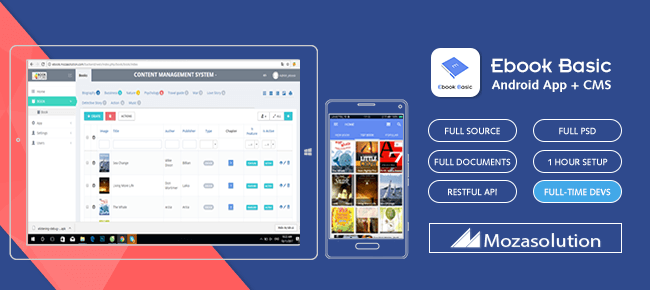 Moza Ebook Library Android App Full Source Code – Sell My App