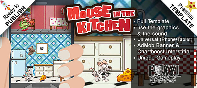 Mouse in the Kitchen – Buildbox Game Template – Sell My App