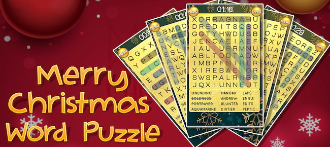 Merry Christmas Word Puzzle – Sell My App