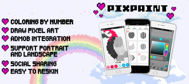 PixPaint Coloring By Number & Draw Pixel Art – Sell My App