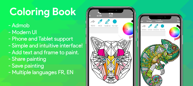 Coloring Book with Admob – Sell My App