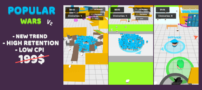 Popular Wars Template – Sell My App