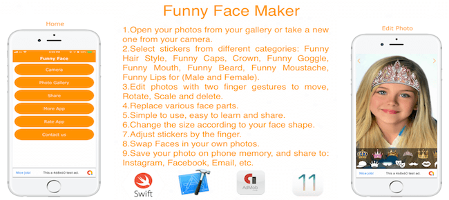 Funny Face Maker – Sell My App
