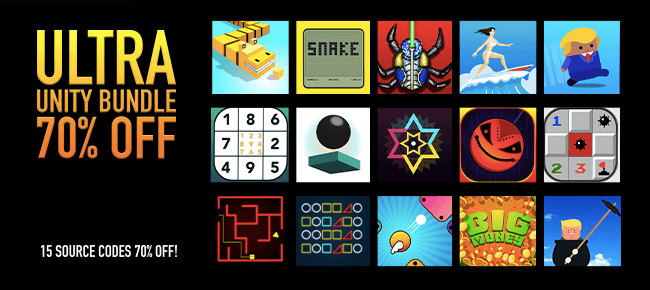 FingerTaps MEGA Unity Bundle #2: 15 Premium Source Codes -70% OFF NOW! – Sell My App