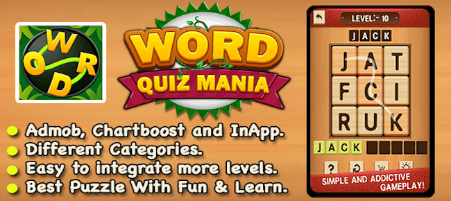Word Puzzle Mania – Best Word Trivia Puzzle Game – Sell My App