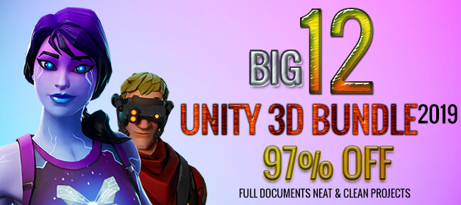 BIG 12 Unity 3D Bundle 2019: 12 Source Codes worth $4,068 USD -97% OFF NOW! – Sell My App