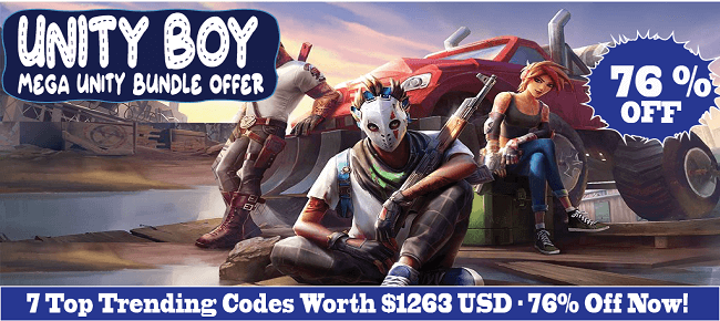 Unity Boy Mega Bundle Offer: 7 Top Trending Codes Worth $1263 USD – 76% OFF NOW! – Sell My App