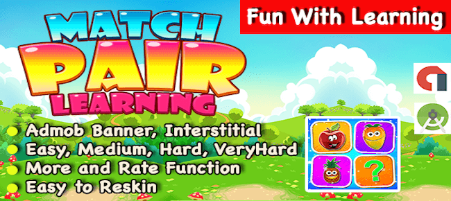 Match Pair With Learning Puzzle Game For Android – Sell My App