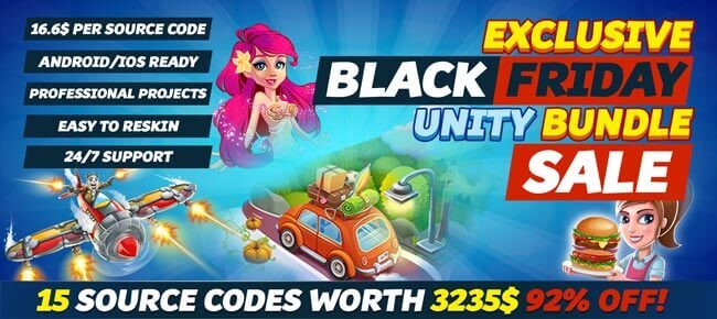 Webelinx ULTRA Unity Bundle: 15 Source Codes worth $3,235 USD -92% OFF! – Sell My App