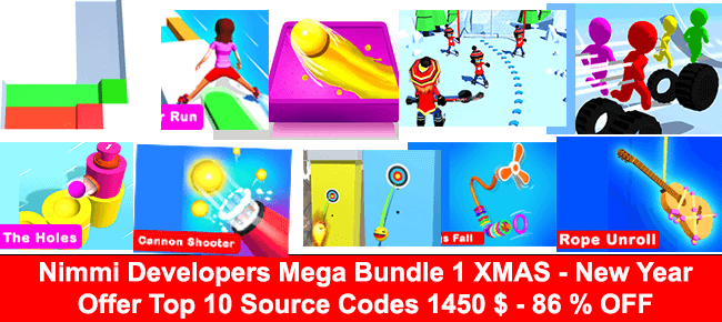 Nimmi’s Xmas Mega Unity Bundle #1: 10 Games $1,450 USD -86% OFF NOW! – Sell My App