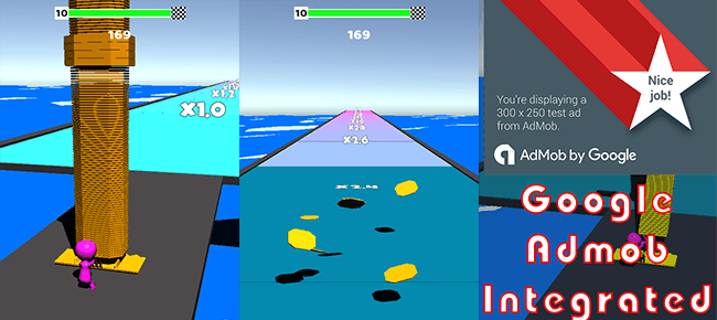 Color Stacking Game: complete unity project – Sell My App