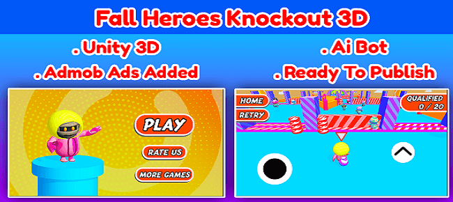Fall Stumble Guys 3d Game Unity Source Code Sell My App 5836