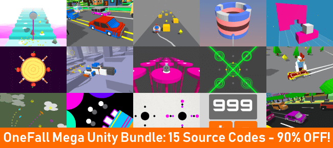 Onefall Games’ Unity Mega Bundle Offer: 15 High-Quality Games -90% OFF NOW! – Sell My App
