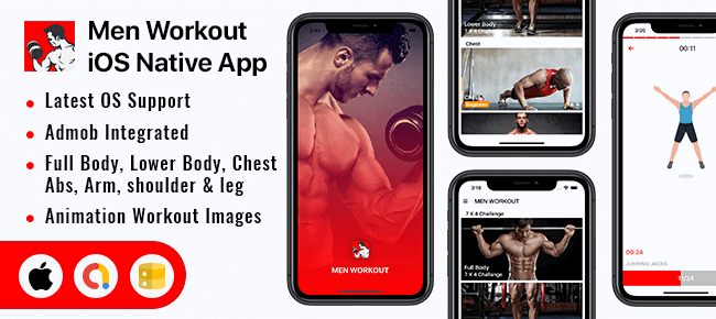 Men Workout – iOS App – Sell My App