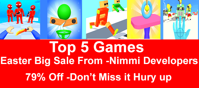 Nimmi Developers Easter Bundle Offer: Top 5 Trending Games -79% OFF NOW! – Sell My App
