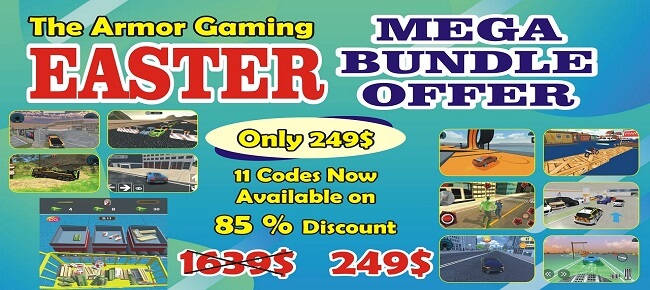 The Armor Gaming’s Easter Mega Bundle Offer: 11 Unity 3D Projects -85% OFF! – Sell My App