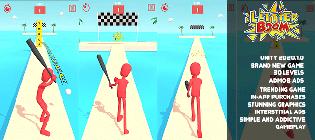 Letter Boom | Brand New Hypercasual Game | Trending Games!! – Sell My App