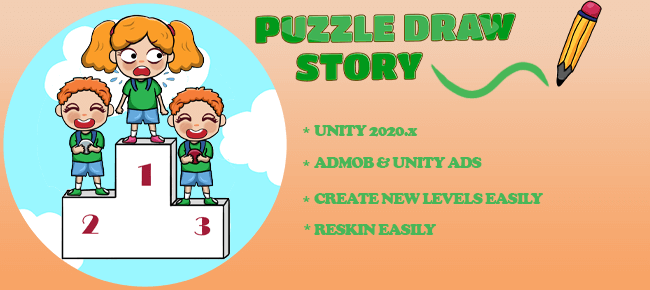 Draw Puzzle Story – Draw One Part – Sell My App