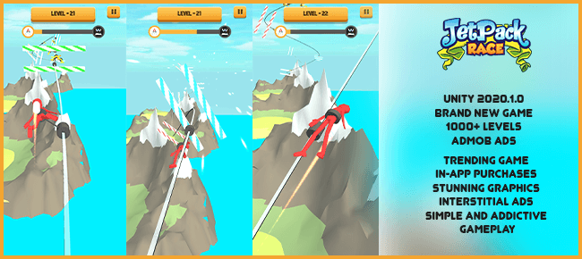 Jetpack Race | Brand New Hypercasual Game | Trending Game – Sell My App