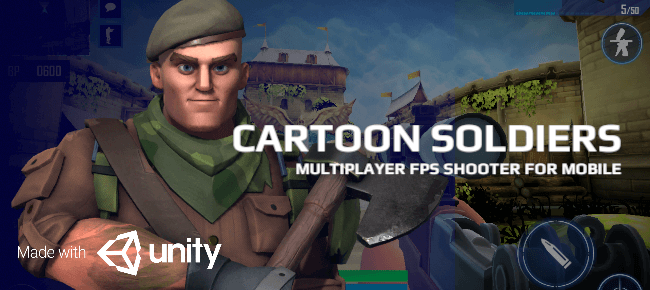 Cartoon Soldiers Unity Multiplayer First Person Shooter For Android ...