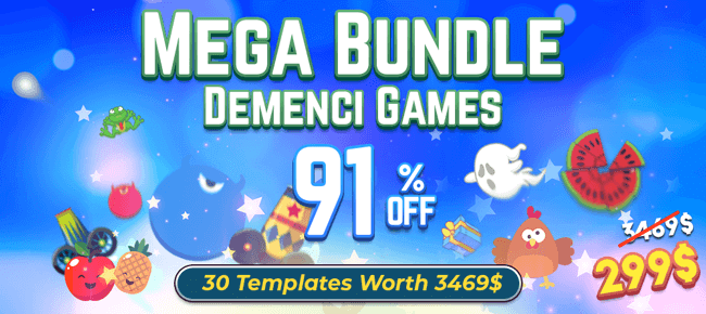 DEMENCI Games MEGA Unity Bundle #1: 30 Games worth $3,469 – 91% OFF! – Sell My App