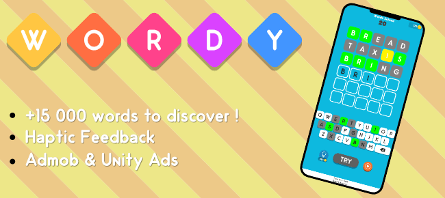 Wordy – A Wonderful Word Game ( inspired by Wordle ) – Sell My App