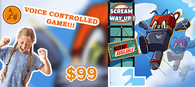Scream Way Up-Voice Controlled Game – Sell My App