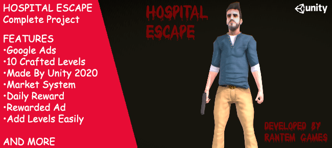Hospital Escape – Complete Unity Game – Sell My App
