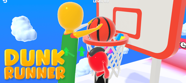 Dunk Runner – Great sports hyper-casual game! Addictive and satisfying ...