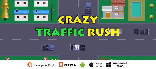 Crazy Traffic Rush Unity3D: Android, iOS, Html, Desktop – Sell My App