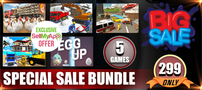 Steallar Game Special Big Sale Only 299 5 Unity Game Codes 65 Off Now Sell My App