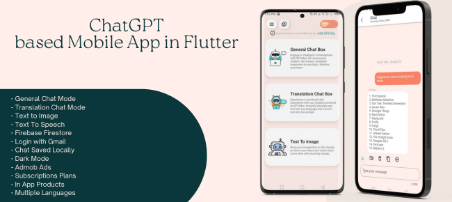 GPTalker Flutter Mobile App for Android and iOS – Sell My App