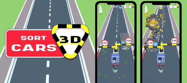 Sorting Cars 3D – Game Template – Sell My App