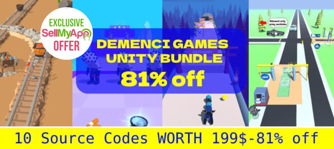 DEMENCI Games MEGA Unity Bundle: 10 Games worth $1,030 -81% OFF NOW! – Sell My App