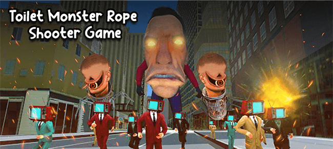 Toilet Monster Rope – Shooter Game – Sell My App