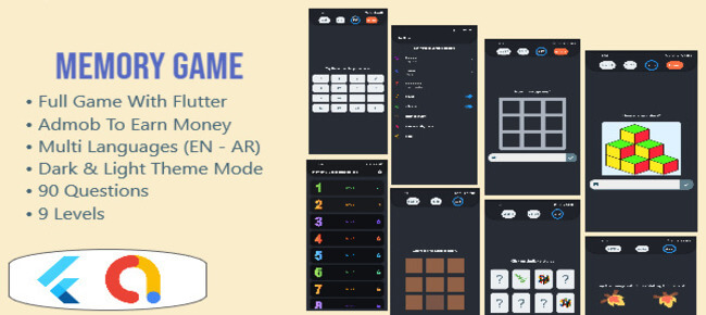 Memory Game, Flutter & Admob – Sell My App Memory Game, Flutter & Admob – Sell My App