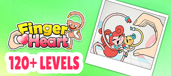 Finger Heart: Monster Refill -120+ Levels – Puzzle Casual Trending Game ...