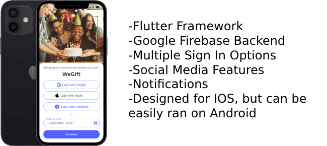 Wishlist Ting App Built Using Flutter And Firebase Sell My App