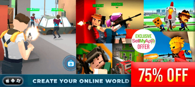 Viral Multiplayer COMBO Offer: 3 Shooter Game Source Codes -75% OFF NOW! – Sell My App